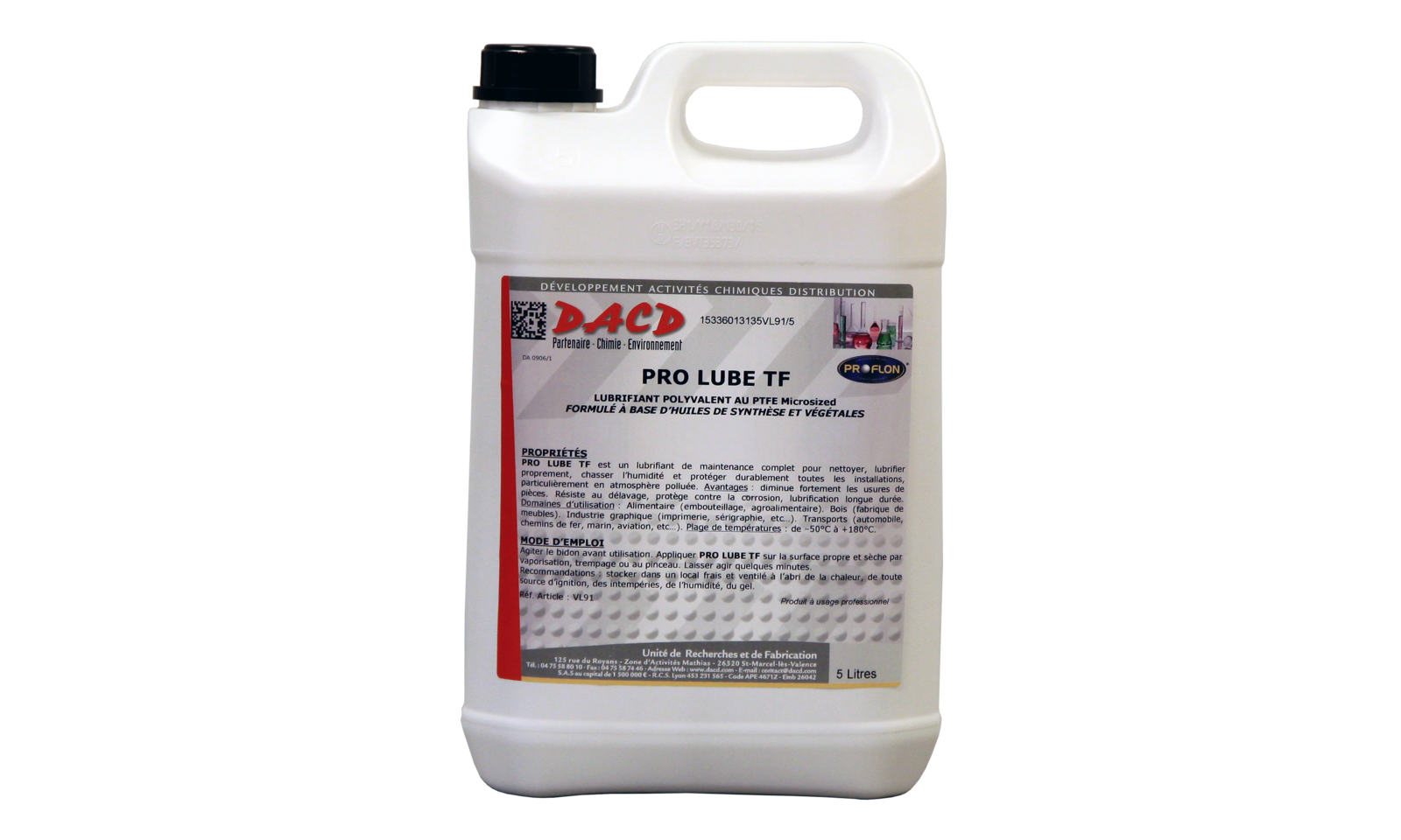 Lubrifiant synthétique au PTFE Microsized - anticorrosion et hydrophobe